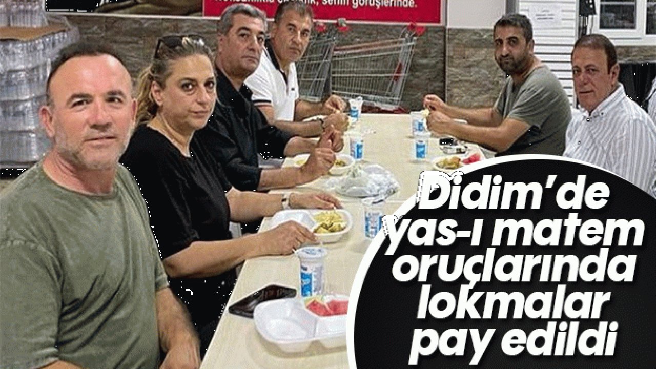 Didim’de yas-ı matem oruçlarında lokmalar pay edildi - Aydın Ses ...