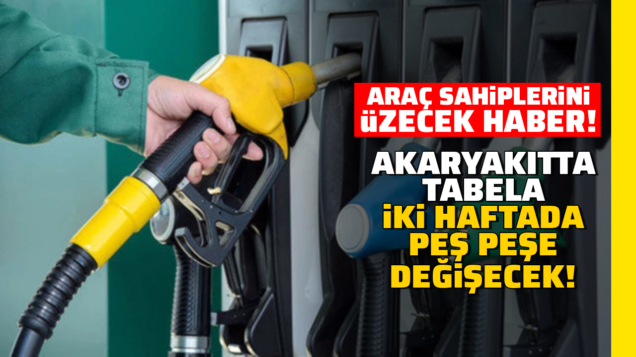 Araç sahiplerini üzecek haber! Akaryakıtta tabela iki haftada peş peşe ... Araç sahiplerini üzecek haber! Akaryakıtta tabela iki haftada peş peşe ...