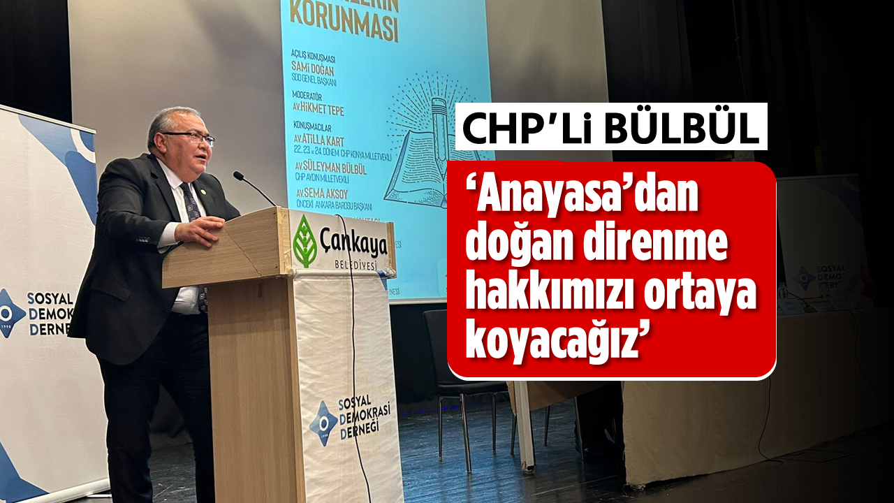 “Anayasa’dan doğan direnme hakkımızı ortaya koyacağız” - Aydın Ses ...