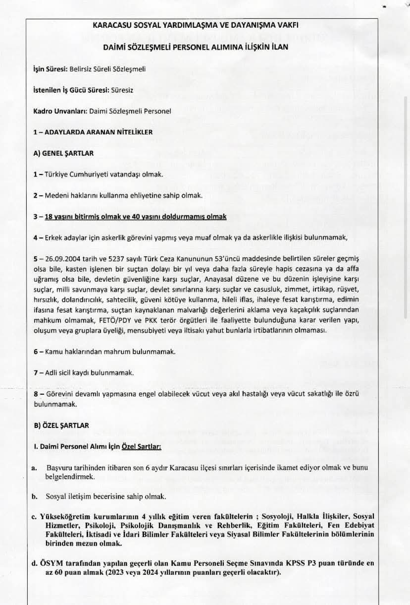 Karacasu Kaymakamlığı daimi sözleşmeli büro görevlisi alacak - Aydın ... Karacasu Kaymakamlığı daimi sözleşmeli büro görevlisi alacak - Aydın ...